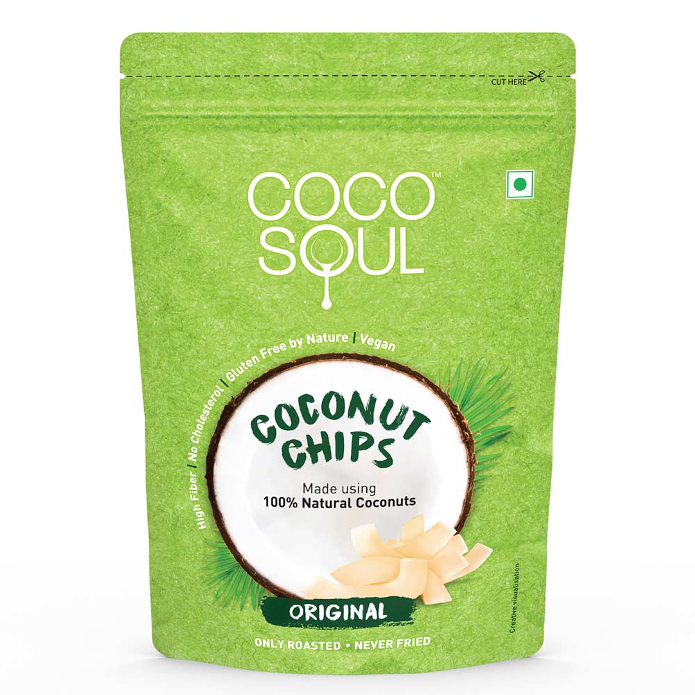 Buy Coco Soul Original Coconut Chips Caramel, 33g Pouch Online at ...