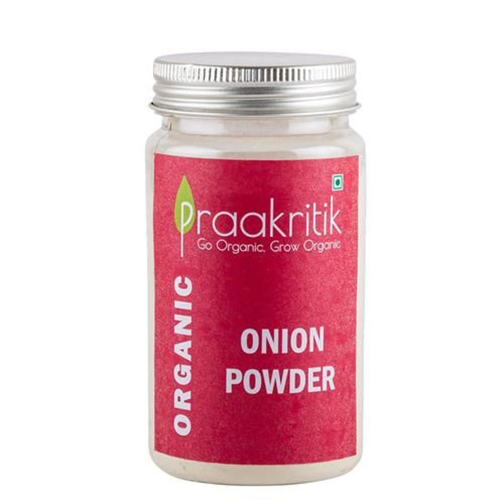 Buy Praakritik Organic Onion Powder, 100g Bottle Online at Natures Basket