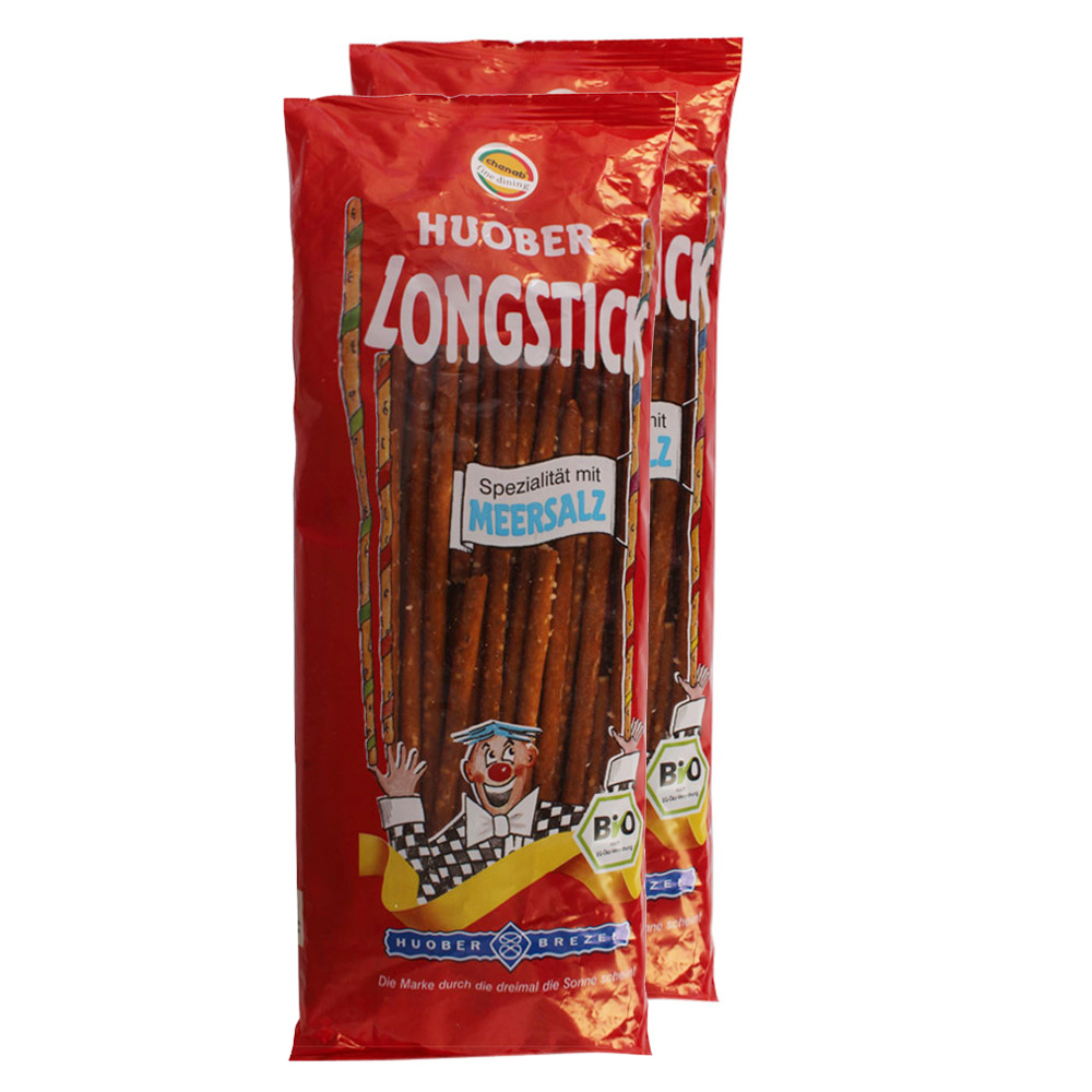 Buy Huober Organic Sea Salt Pretzel, 125g Pouch Online at Natures Basket