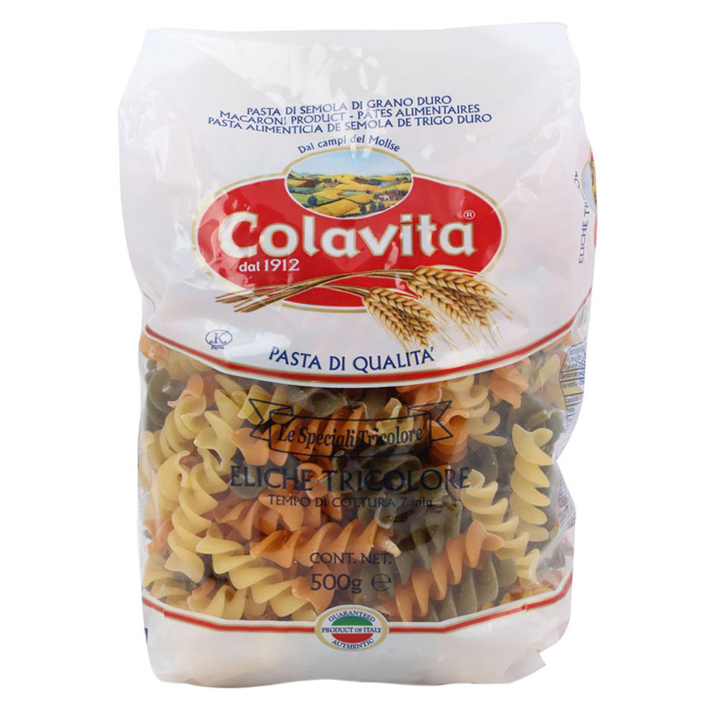 Eliche Tricolore Pasta - Buy Eliche Tricolore Pasta Online of Best ...