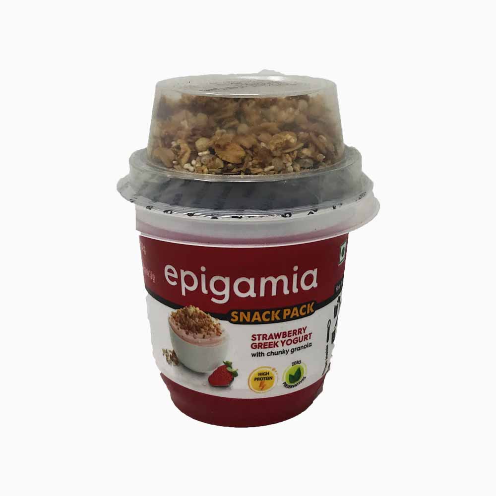 Buy Epigamia Yogurt Strawberry Granola Online at Best Price in India ...