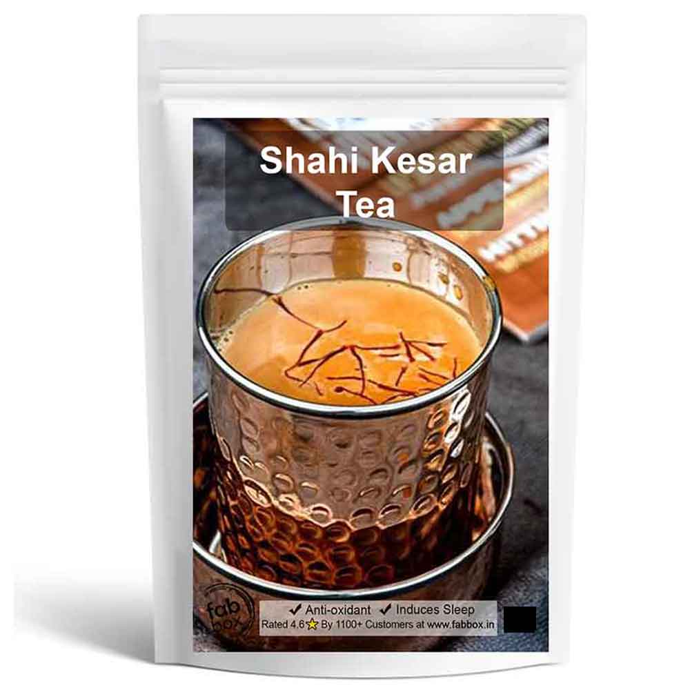 Buy Fab Box Shahi Kesar Tea, 160g Pouch Online at Natures Basket