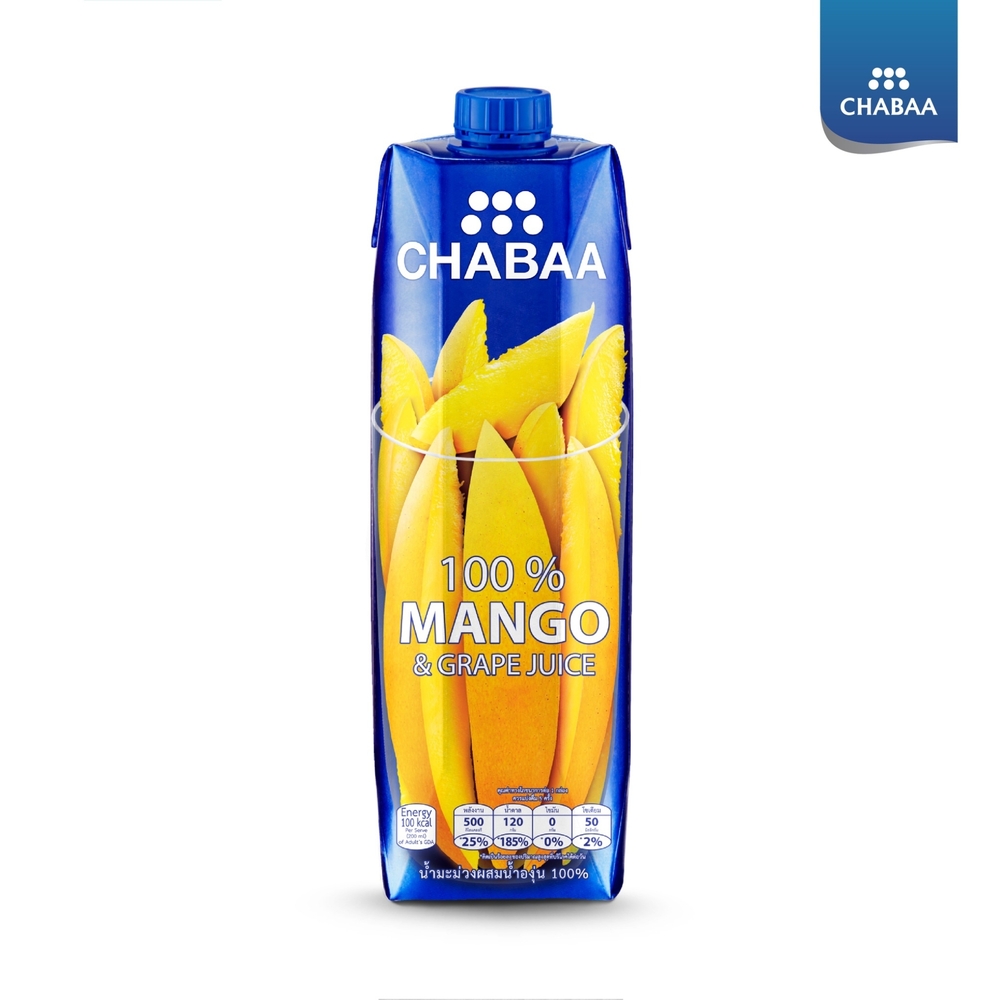 Buy Chabaa 100% Mango & Grapes Juice, 1L Tetra Pack Online at Natures ...