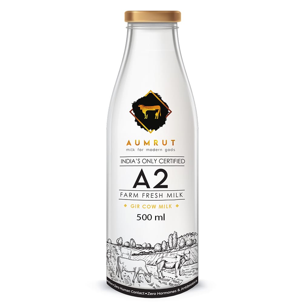 Buy Aumrut Farm Fresh A2 Milk Online at Best Price in India | Nature's ...