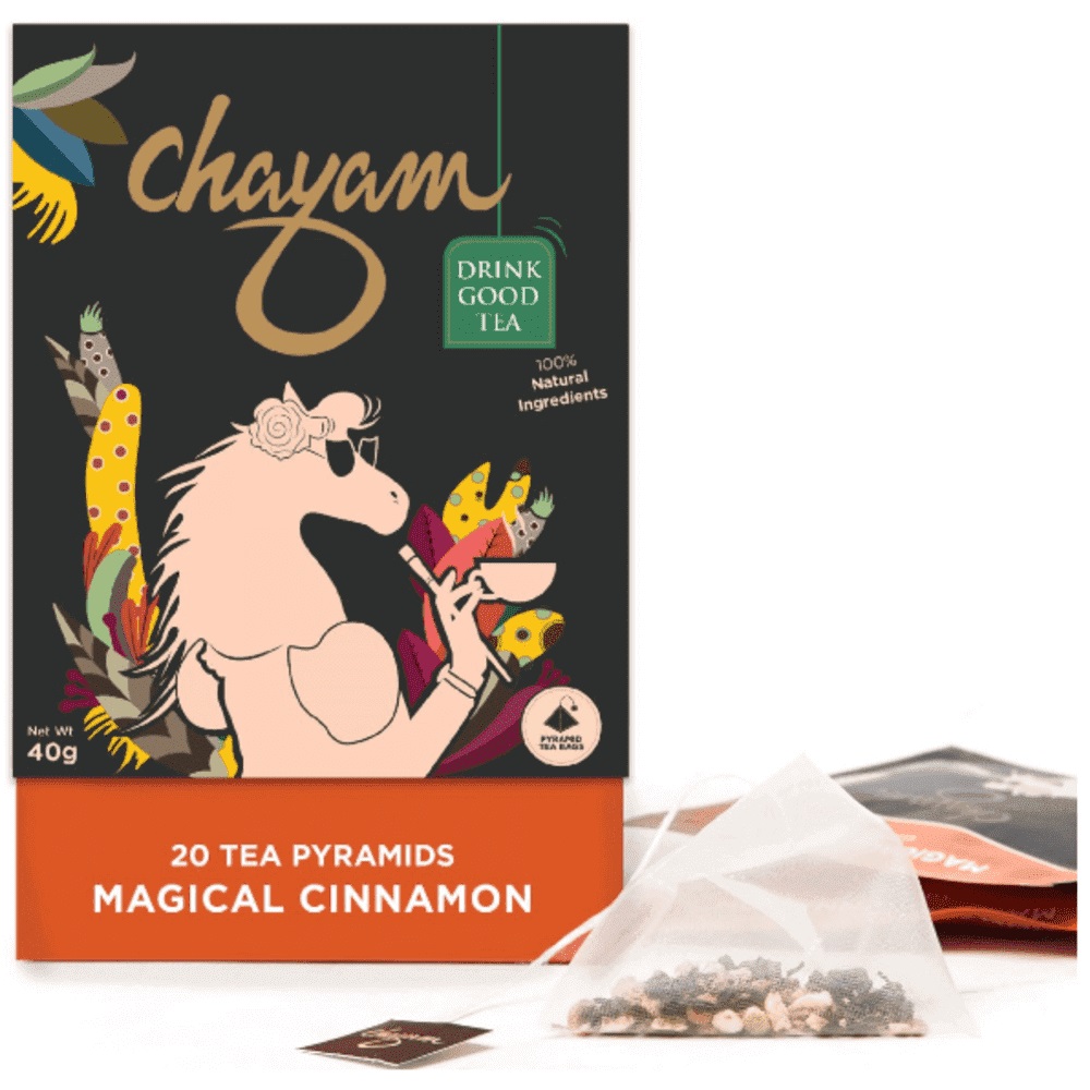 Buy Chayam Cinnamon Green Tea, 20 Bag Box Online at Natures Basket