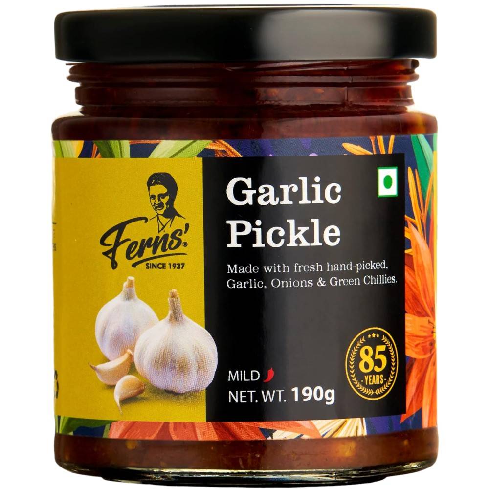 Buy Ferns Garlic Pickle 190GmOnline at Nature's Basket