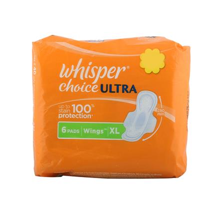 Sanitary Pads Choice Ultra 6P - Whisper.- Buy Non Foods & more @ Godrej ...